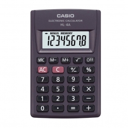 Calculadora de Bolsillo 8 Dígitos Negra HL-4A