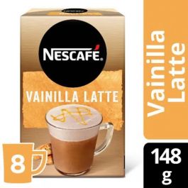Café Instantáneo Caja Sachet Vainilla Latte 148 GR / 8 Sobres